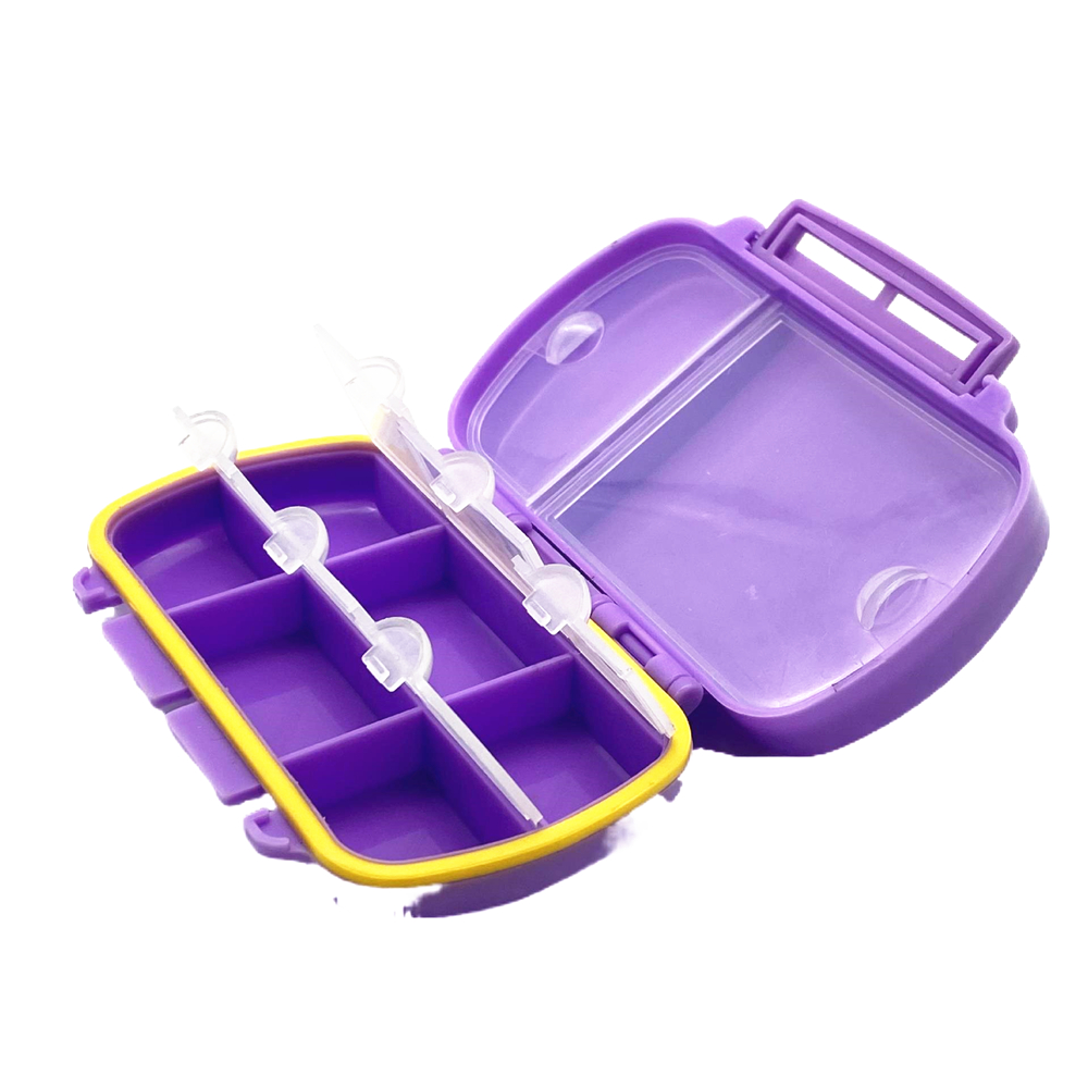 8 Compartments Daily Plastic Pill Box – Ingtiger Pill Box