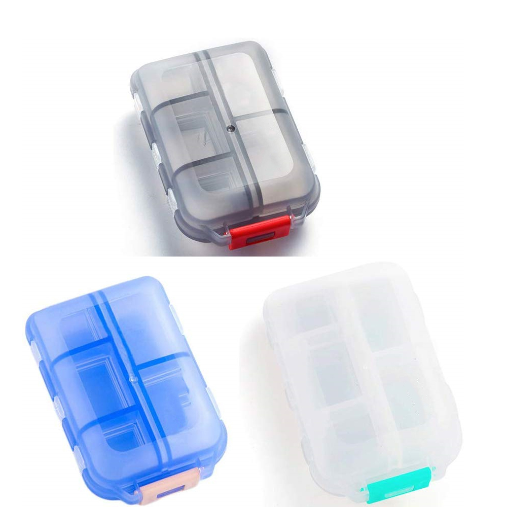 10 Compartments Daily Plastic Pill Box - Ingtiger Pill Box